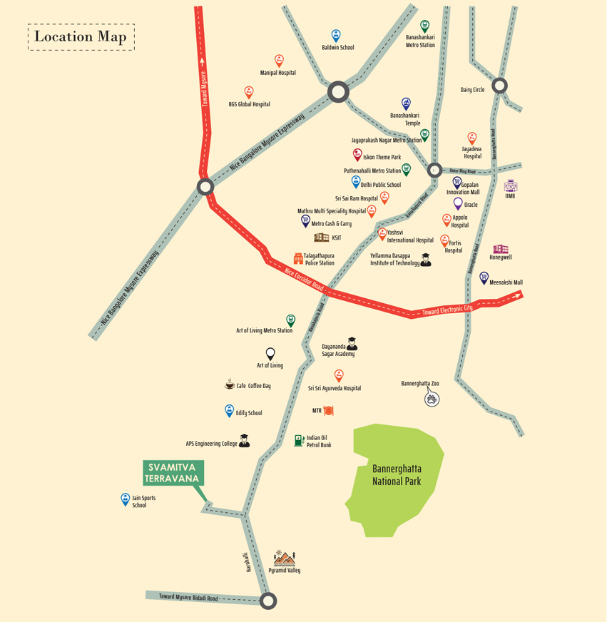 Svamitva Terravana at Off Kanakpura Road, Bangalore